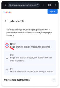 How to Filter or Blur Explicit Results with SafeSearch | Mobicip